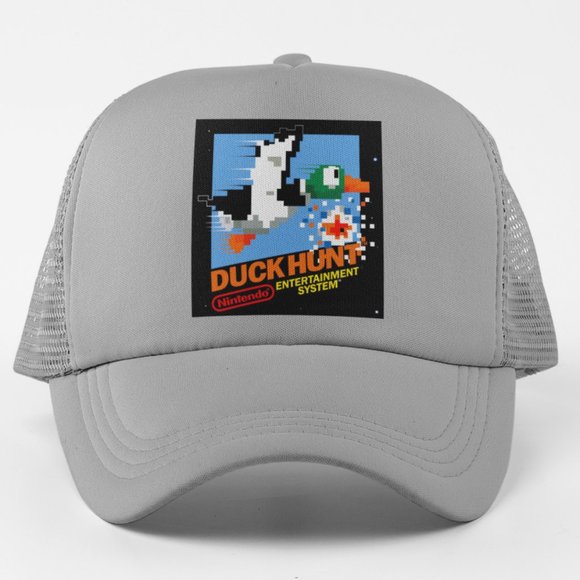 Accessories | New Duck Hunt Nes Foam Trucker Snapback Hat Grey | Poshmark